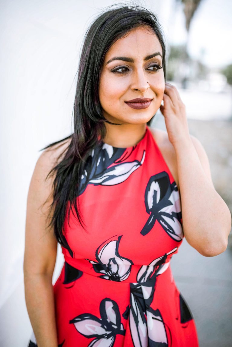 A Pop of Coral - Saffron on Rose - Alisha Taneja